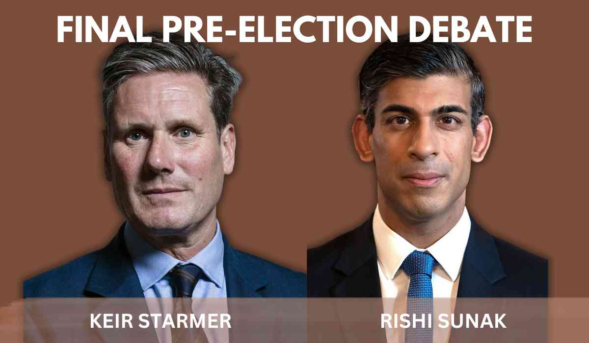 Sunak and Starmer Clash in Final TV Debate Ahead of Election