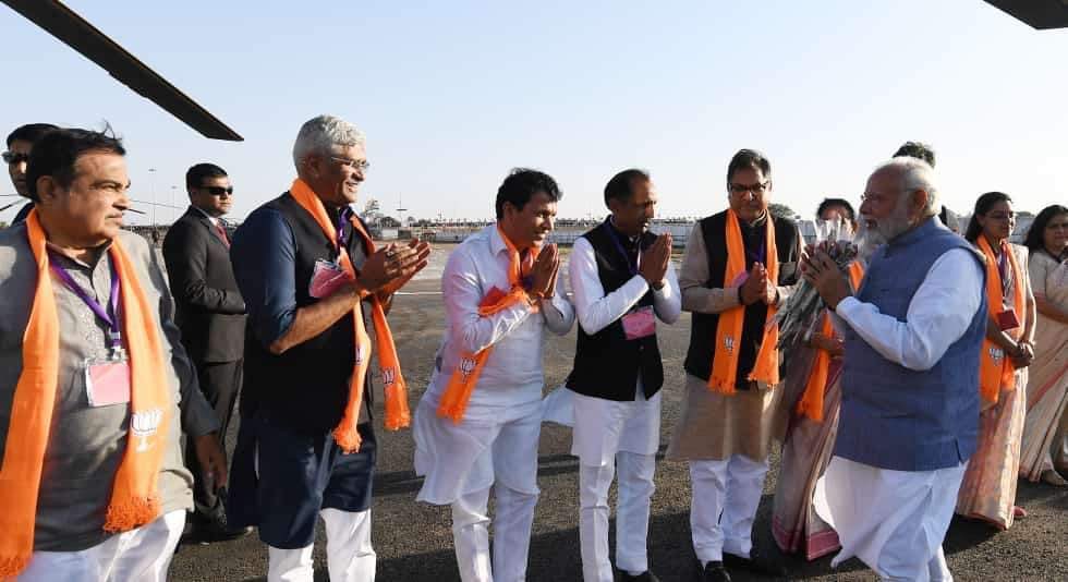 PM Modi inaugurates Delhi-Mumbai Greenfield expressway.