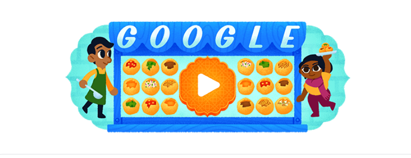 Today’s Google Doodle delights in India's Iconic street food